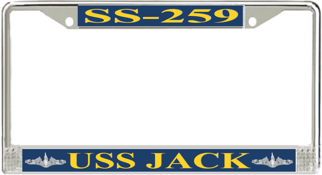 USS Jack SS-259 License Plate Frame - Walmart.com
