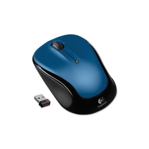 Logitech M325 910-002650 Blue 3 Buttons 1 x Wheel USB RF Wireless ...