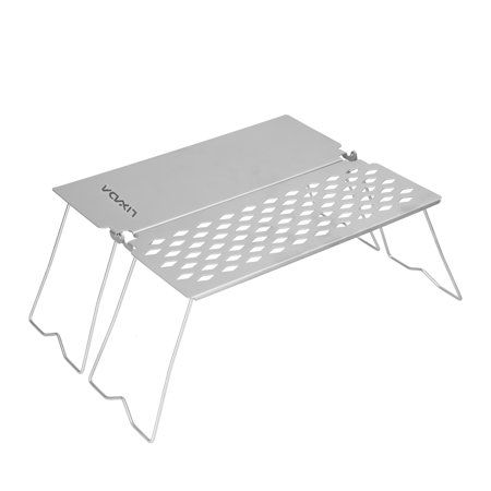 Outdoor Portable Titanium BBQ Grill Net with Folding Legs for Camping ...