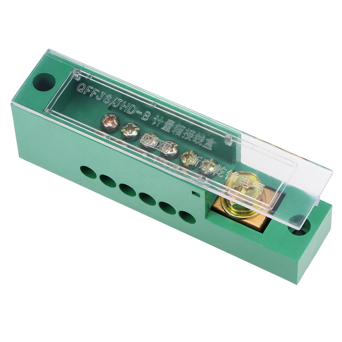 1 Inlet 6 Outlet Terminal Strip Blocks, Single Phase Distribution Block ...