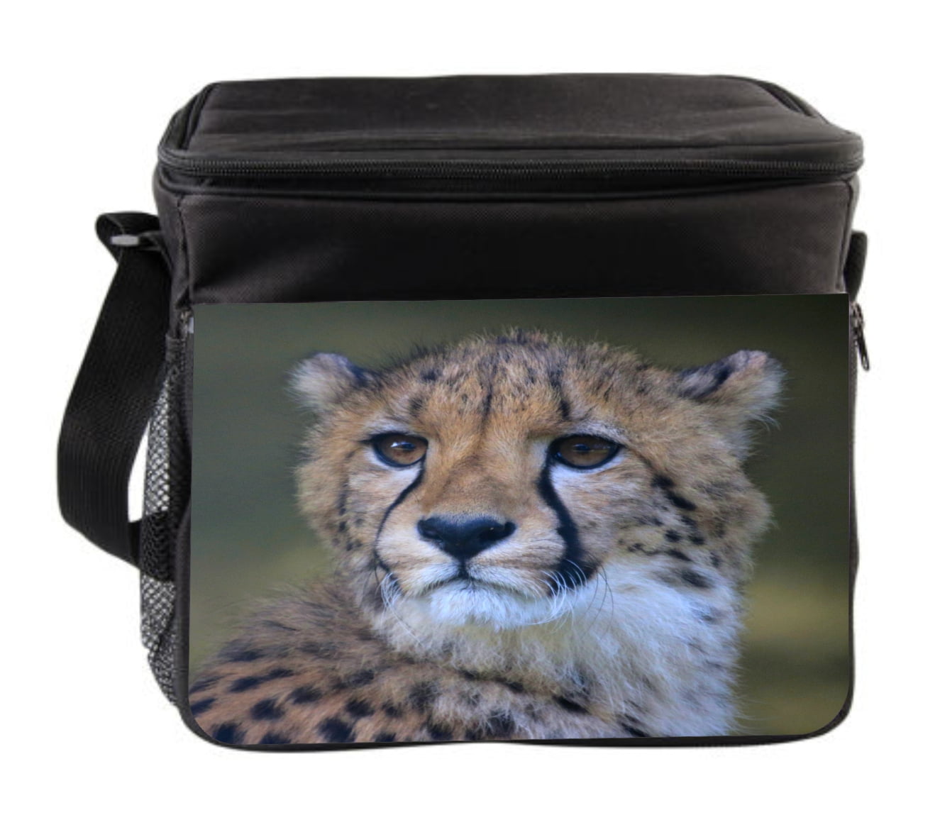 Animal Cheetah Nightfall Cross Body Thermal Cooler Bag For Travel ...