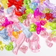 EASTIN Children DIY Bead Set,24 Different Shapes Colorful Beads Box and ...