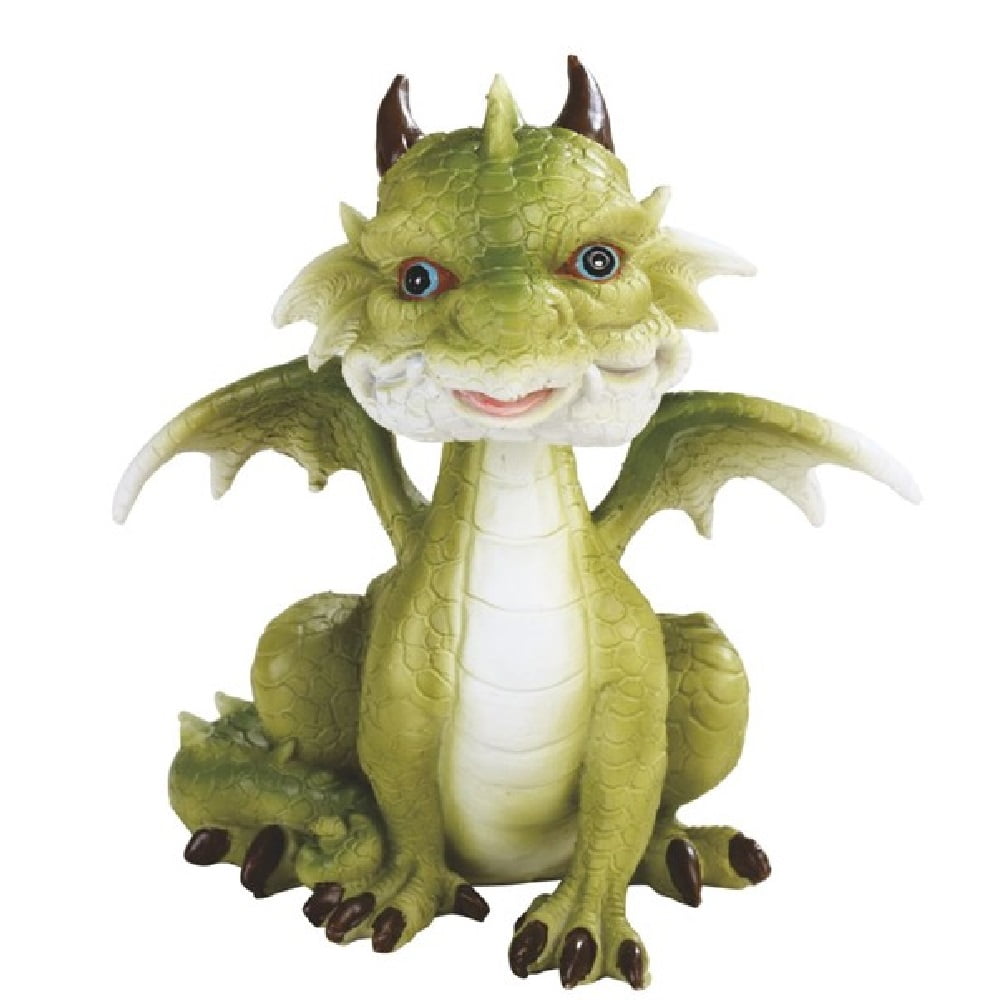 Green Sitting Cute Dragon Figurine - Walmart.com