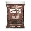 NoFloat Natural Cypress Blend Garden Mulch, Brown Yard Mulch, 2 Cubic ...