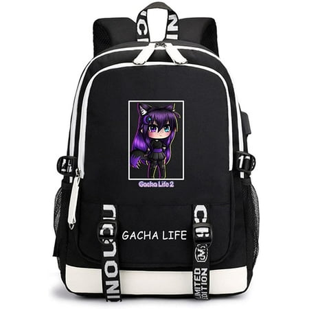 Joyee Hot Game Gacha Life Cosplay Backpack with USB Charging port for ...