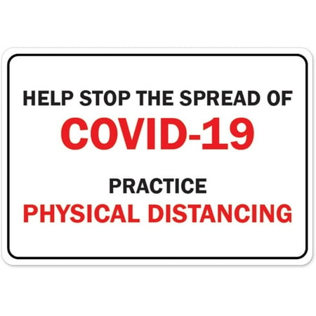 COVID-19 Notice Sign - Help Stop The Spread of COVID-19 Practice ...