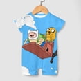 Adventure Time Dog Finn Baby One-Piece Rompers Summer Short Sleeve ...
