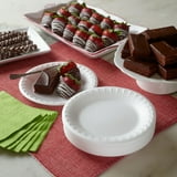 Hefty Deluxe Cut-Resistant, Heavy Duty, Deep Disposable Styrofoam Party ...