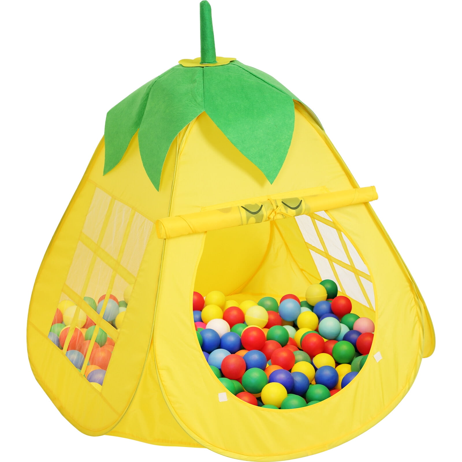 Children Pear Tent Portable Game House Indoor Castle Foldable Tent ...