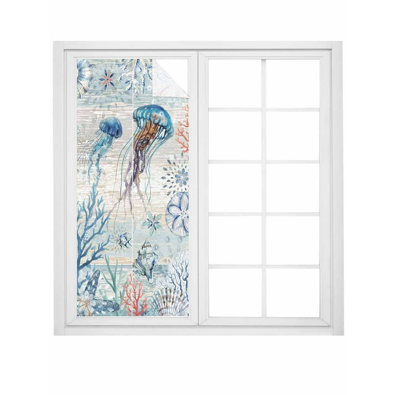 Nautical Stained Glass Window Film