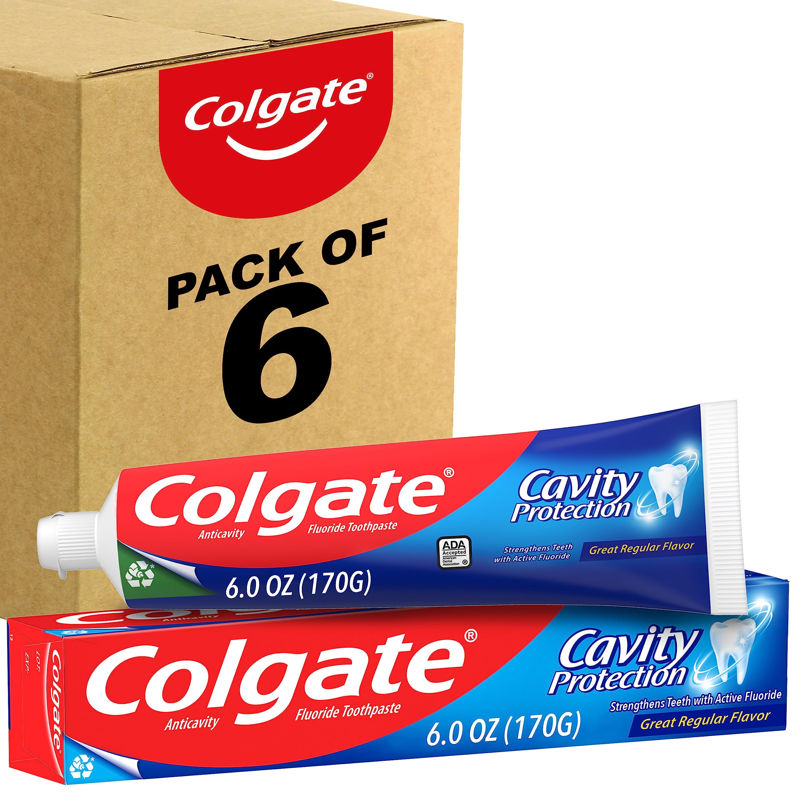 Pasta de dientes Colgate Cavity Protection 175 ml (x6) | Walmart en línea