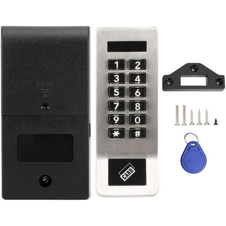 Digital Keypad Electronic Coded Lock Home Security Card Password Door ...