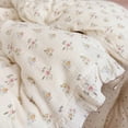 100 Cotton Muslin Duvet Cover Twin for Girls Boys Shabby Chic Azalea ...