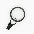 Better Homes & Gardens Matte Black Curtain Clip Rings 7 Pack for Easy ...