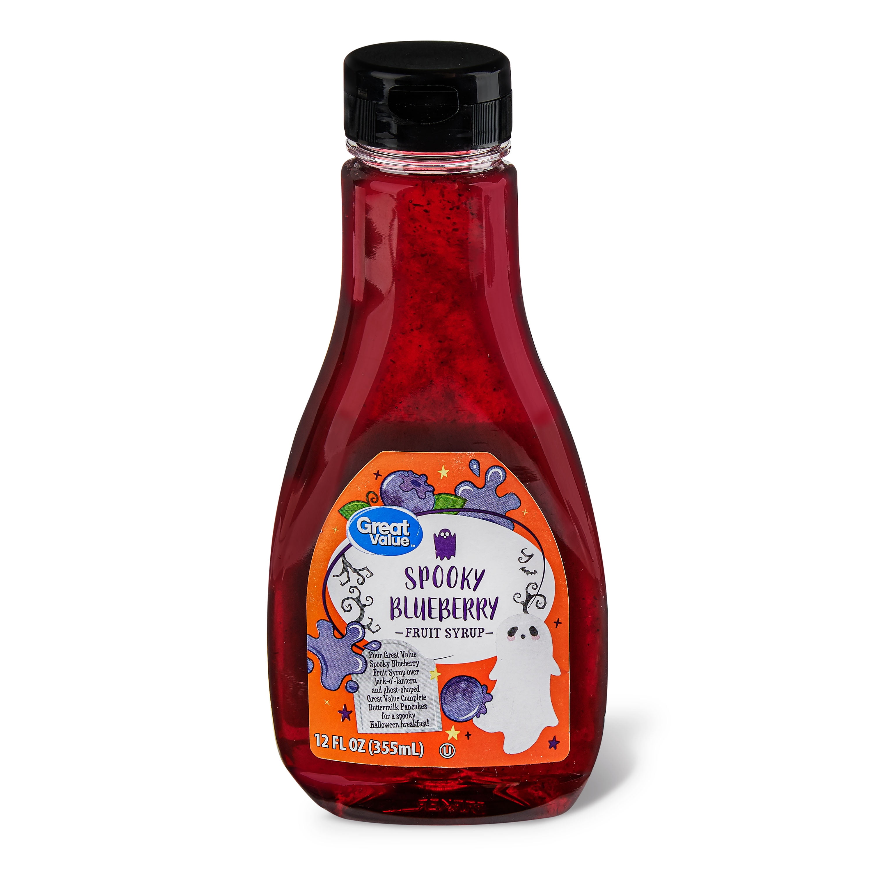 Great Value Spooky Blueberry Fruit Syrup – Walmart Inventory Checker ...