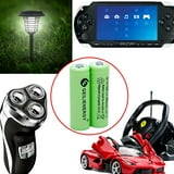 QBLPOWER 8-Pack AA Rechargeable Batteries 1.2V NiMH 600mAh, Solar Light ...