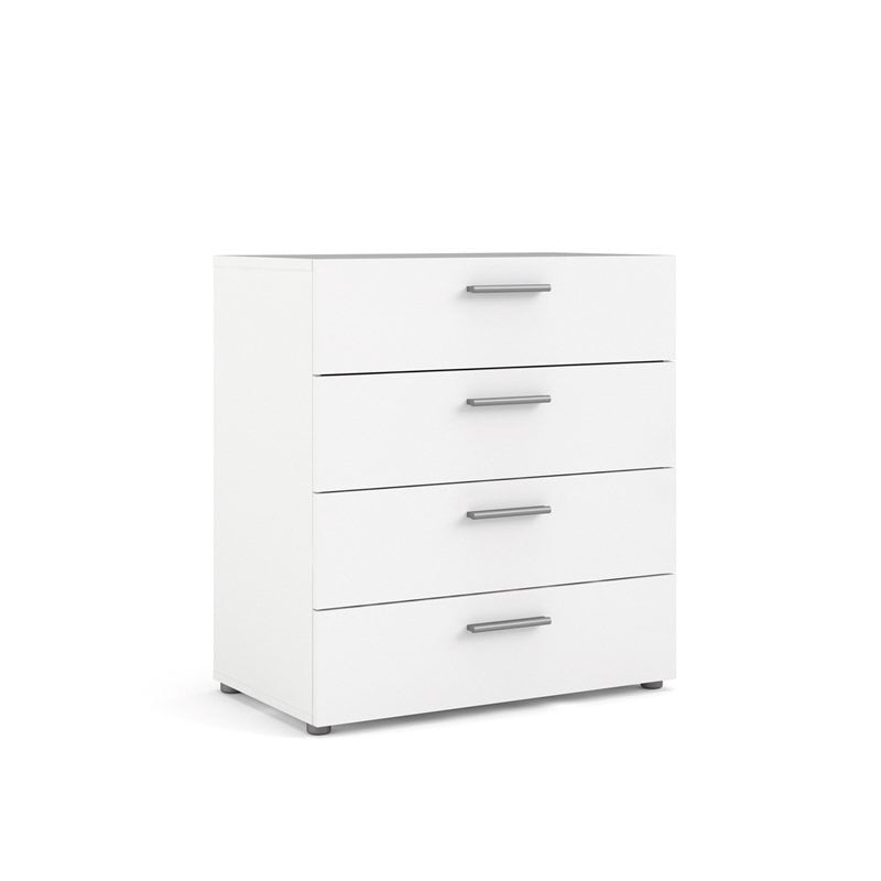 Pemberly Row 4 Drawer Chest in White - Walmart.com
