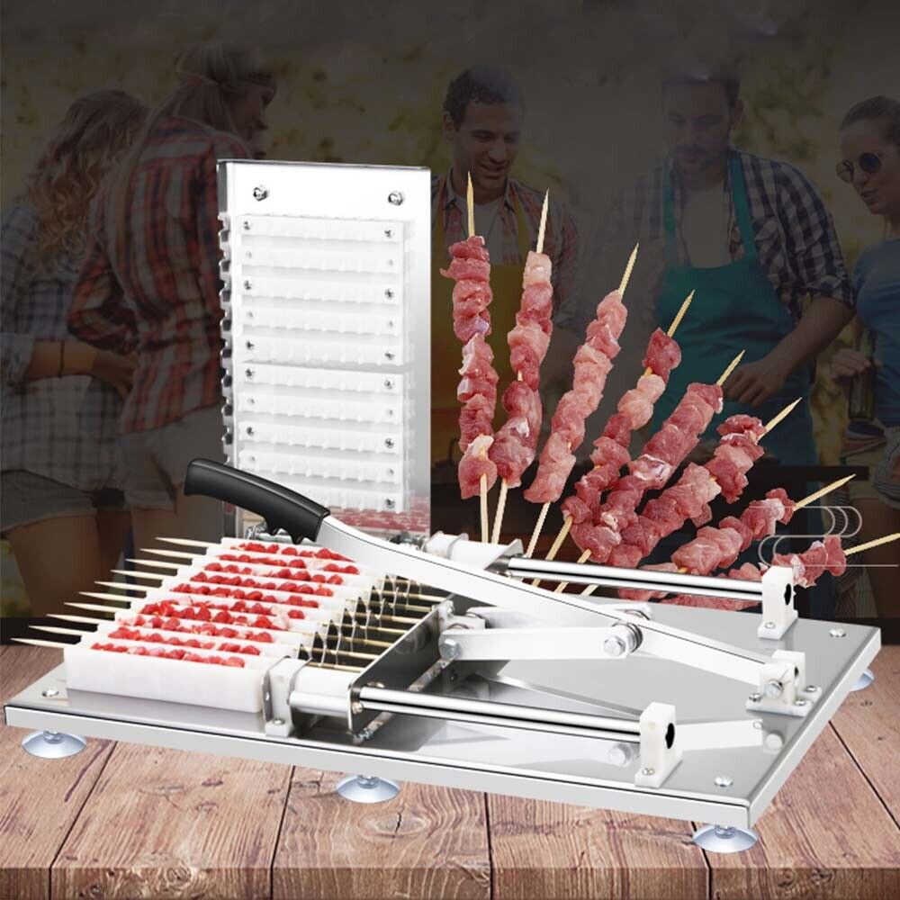 Miumaeov Stainless Steel Multi-Fonction Skewer Meat Machine Manual ...