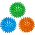 Squeaky Value Set Squeaky Balls Toss Fetch TPR Rubber Puppy Spikey for ...