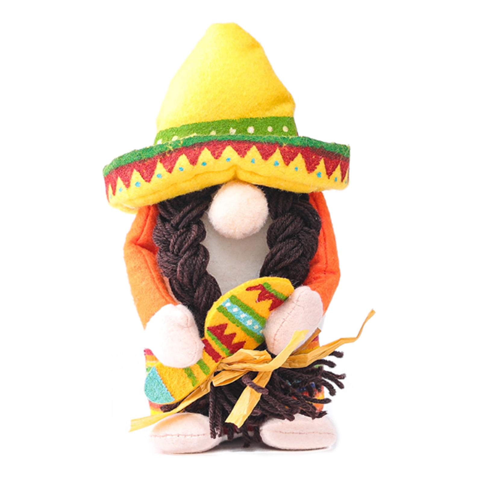 Faceless Old Man Doll Straw Hat Hanging Ornaments Hawaiian Style 2021 ...