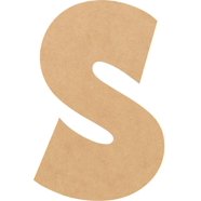 Unfinished Wood MDF 7'' Tall Daytime Letter A, Paintable Alphabet A-Z ...