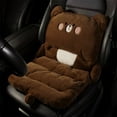 Giunmcul Cute Warm Flannel Car Seat Cushion One-Piece Design for Winter ...