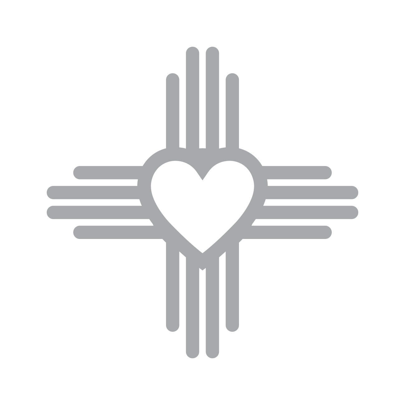 Zia Heart Symbol Sticker Decal Die Cut - Self Adhesive Vinyl ...