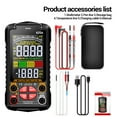 JROCHE Digital Multimeter Voltmeter 600V Continuitys Ohmmeter Ohm ...