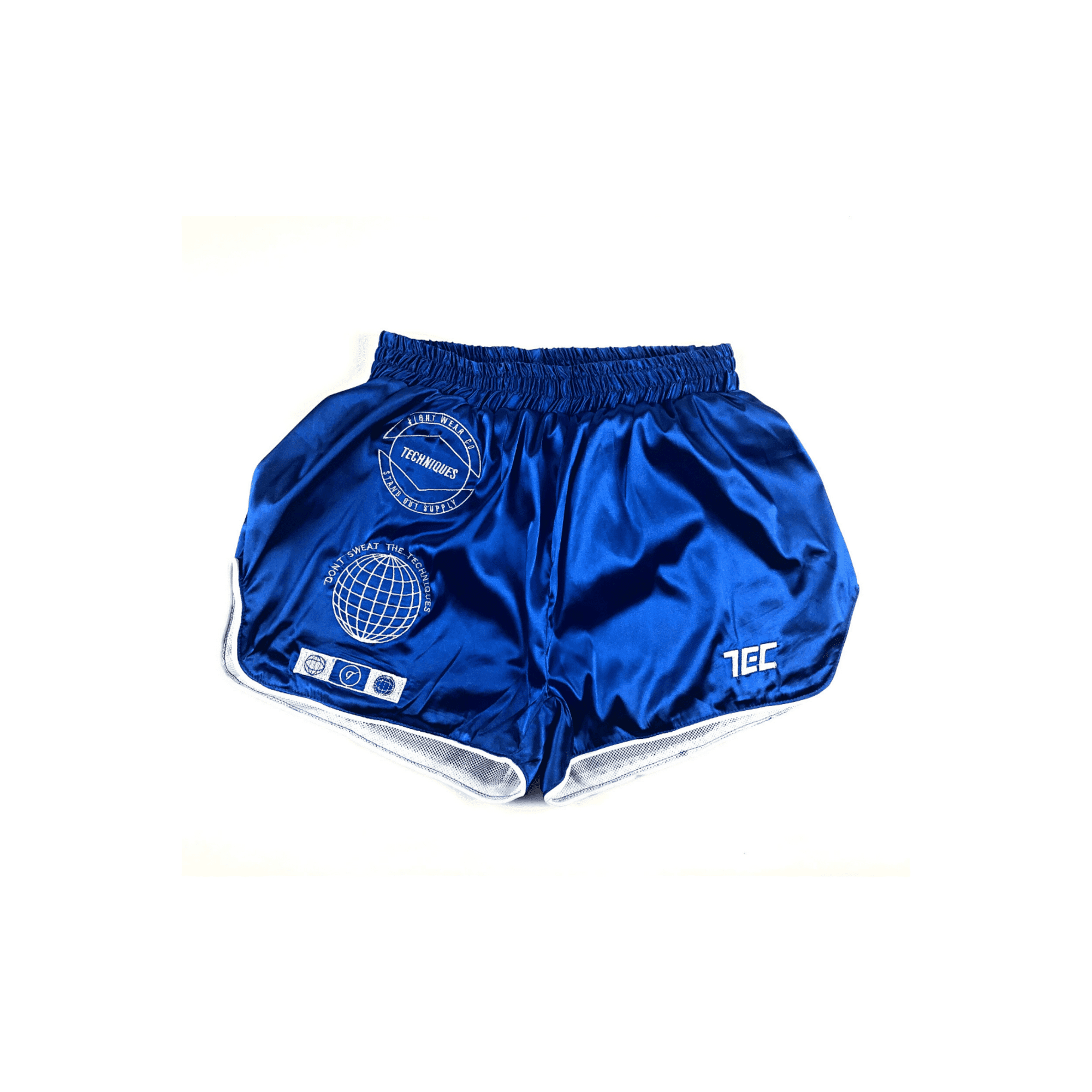 Click here for Techniques Standout Supply Muay Thai Shorts - Blue... prices