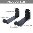 2Pieces Wall Mounted Sport Mat Storage Rack Foam Rollers Holder for ...