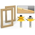 Glass Cabinet Door Rail and Stile Router Bits 2 Bit Ogee 1/2-Inch Shank ...