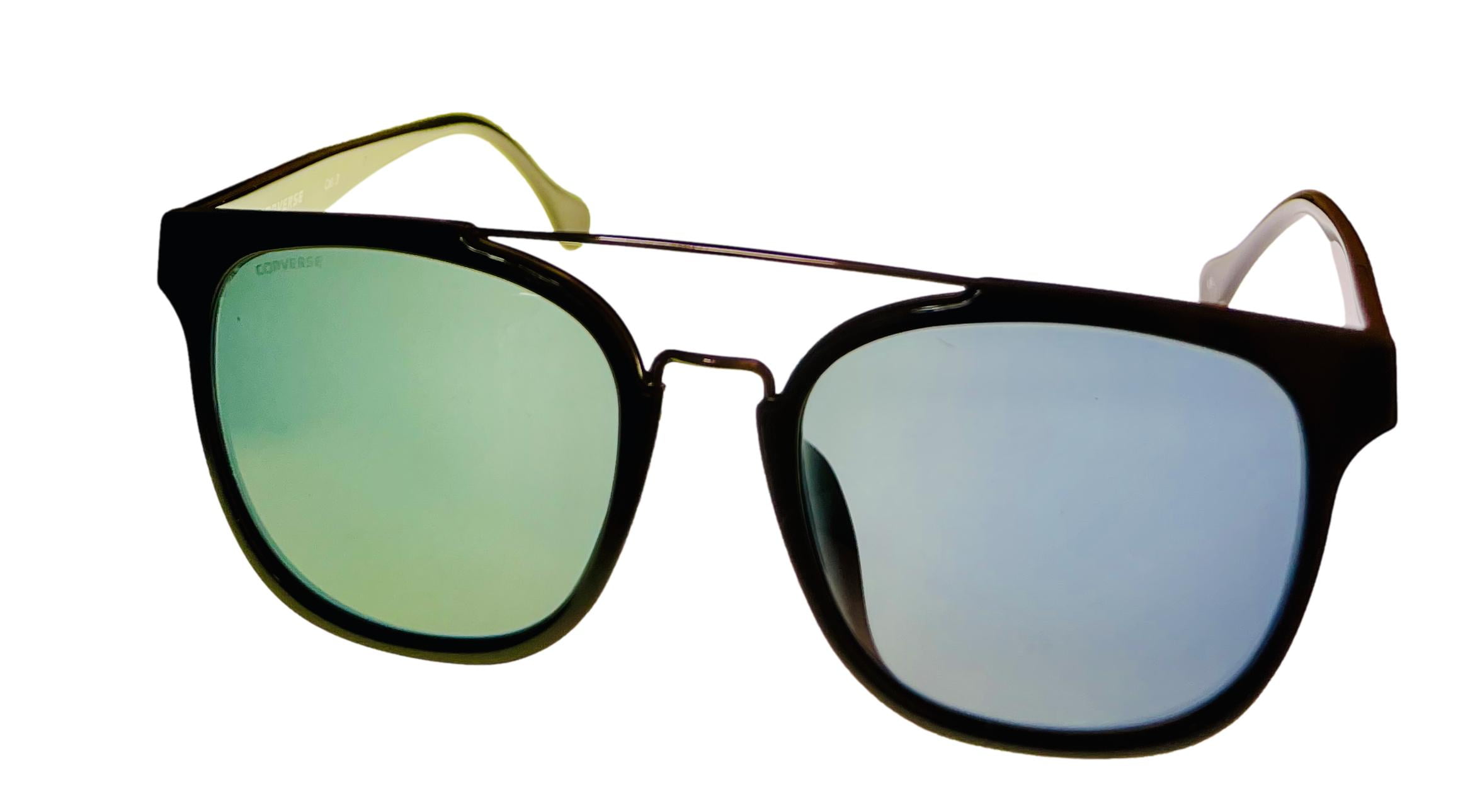 Converse Black Mens Sunglass Square Plastic, Smoke Flash Lens SCO 023 ...