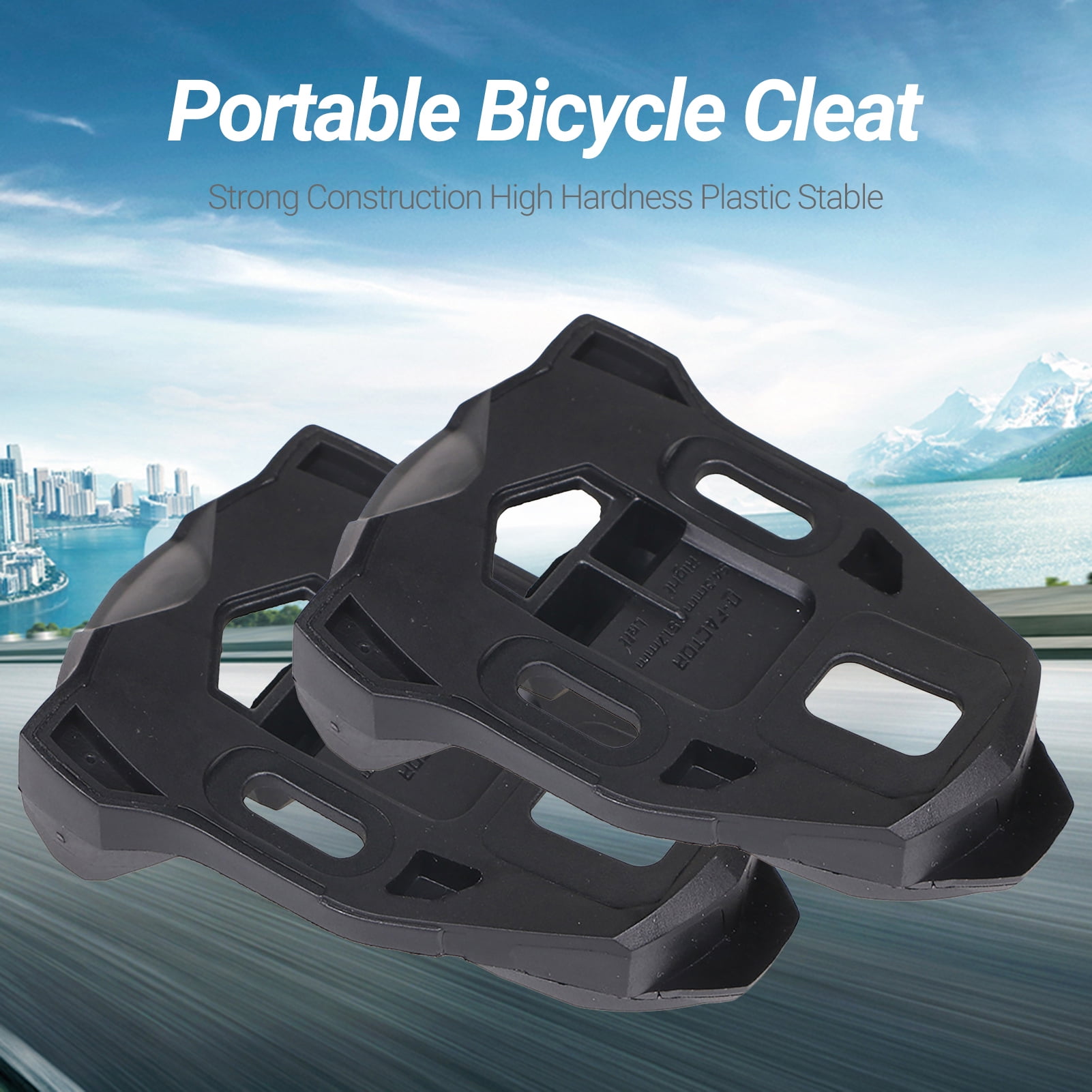1 Pair Bike Pedal Strong Construction High Hardness Plastic Stable ...
