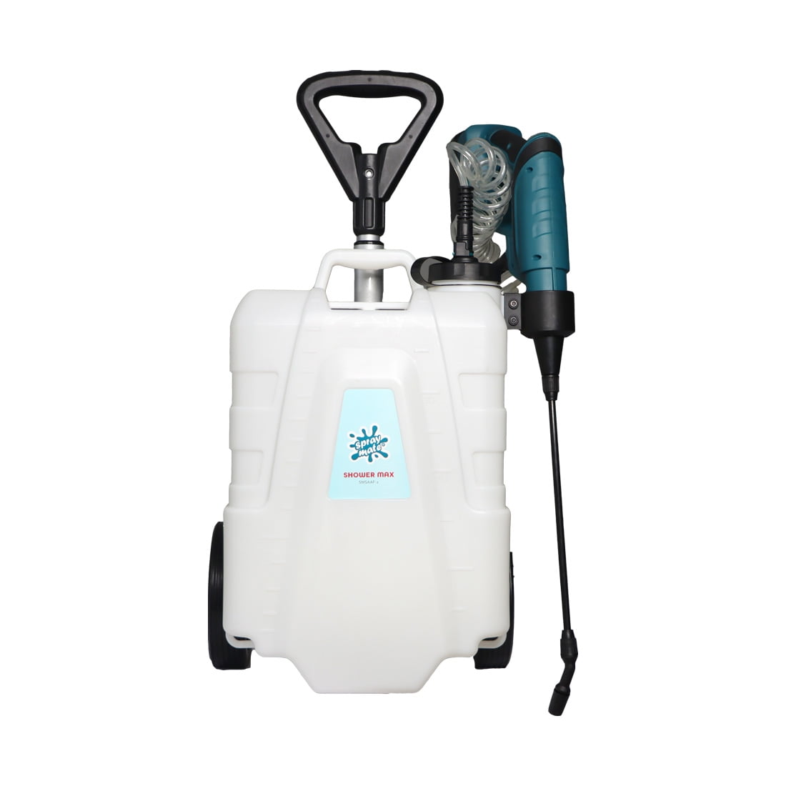 SprayMate Shower MAX 4-Gallon 12V Battery Powered Rolling Sprayer ...