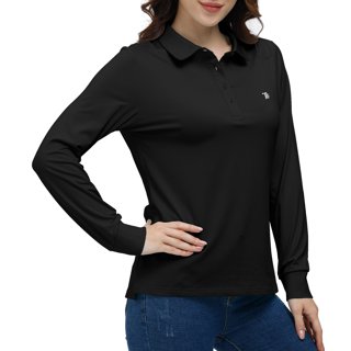 Monterey Club Women's Ellen Contrast Golf Polo Shirt #2267 - Walmart.com