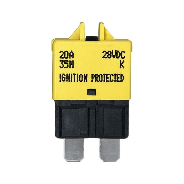 Manual Reset ATC/ATO 20 Amp Circuit Breaker Fuse for Automotive Marine ...