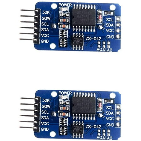 Geekstory 2PCS DS3231 AT24C32 IIC RTC Clock Module High Precision Real ...