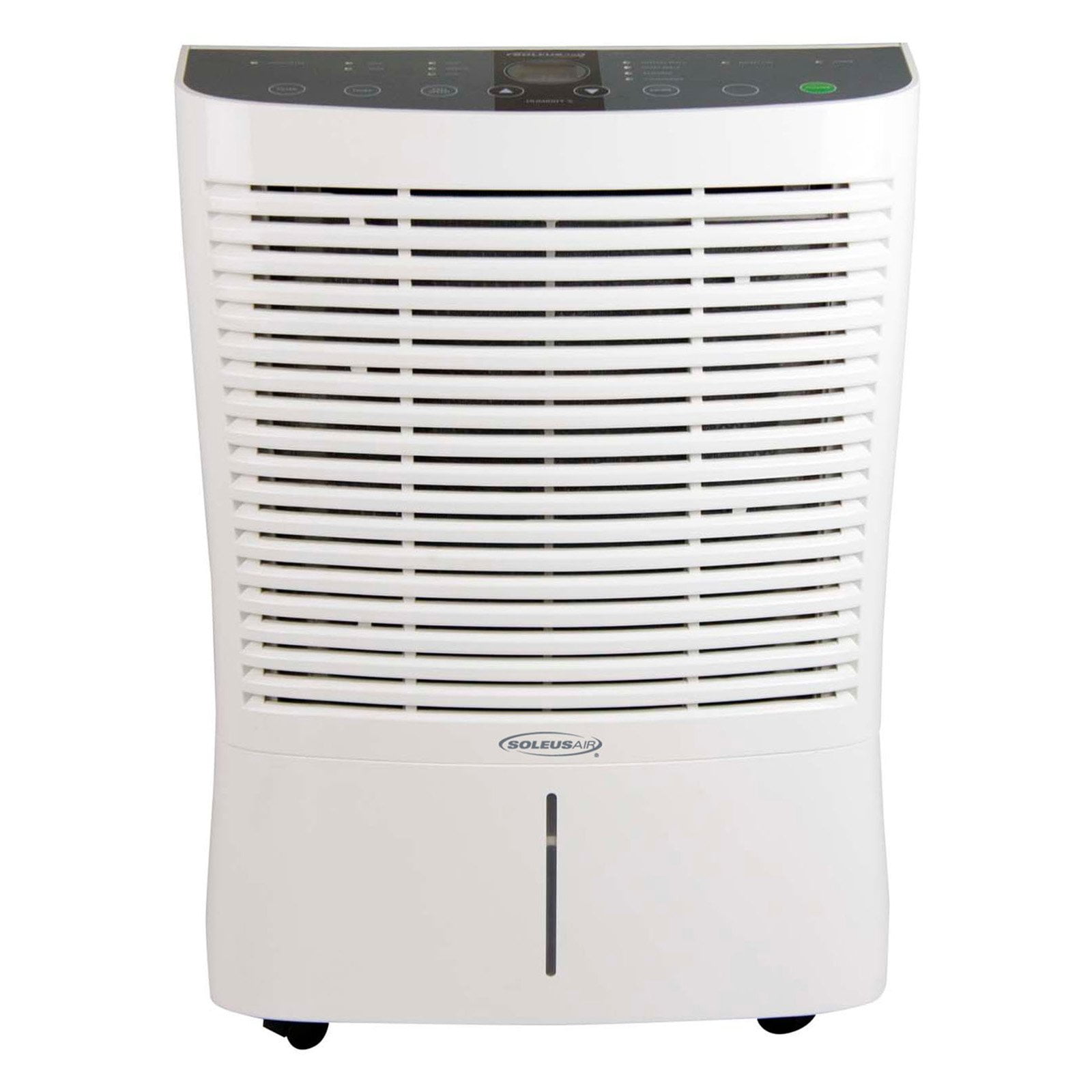 SoleusAir 95-Pint Portable Dehumidifier with Internal Pump in White ...