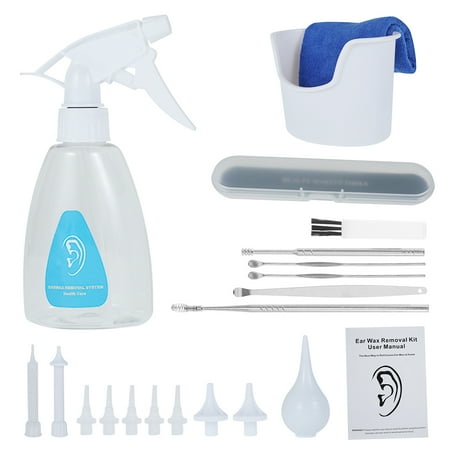 Ear Cleaner Wash Earwax Removal Tool Kit Ear Irrigation Washer Bottle ...
