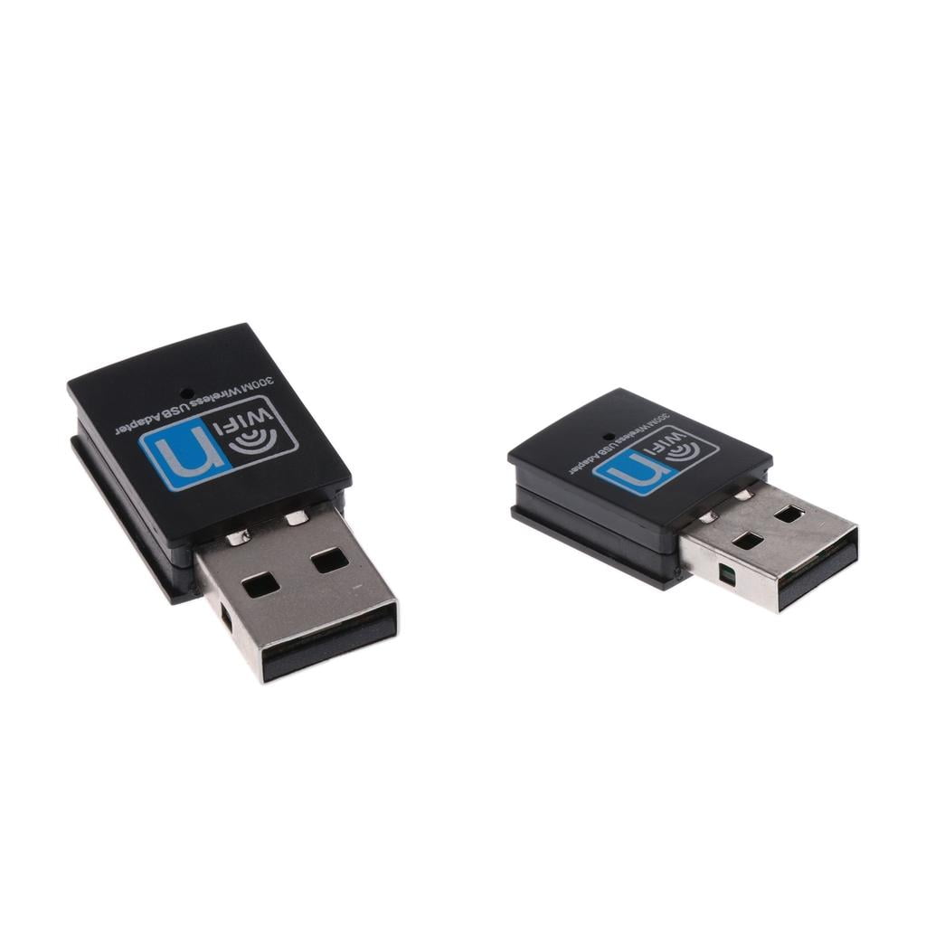 2 Pedazos Inalámbrica USB 2 300Mbps, Mecanismo de Seguridad WPA / WPA2 ...