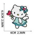 13Pcs Cartoon Cute KT Cat Hello Kitty Applique For DIY Sew on Child ...