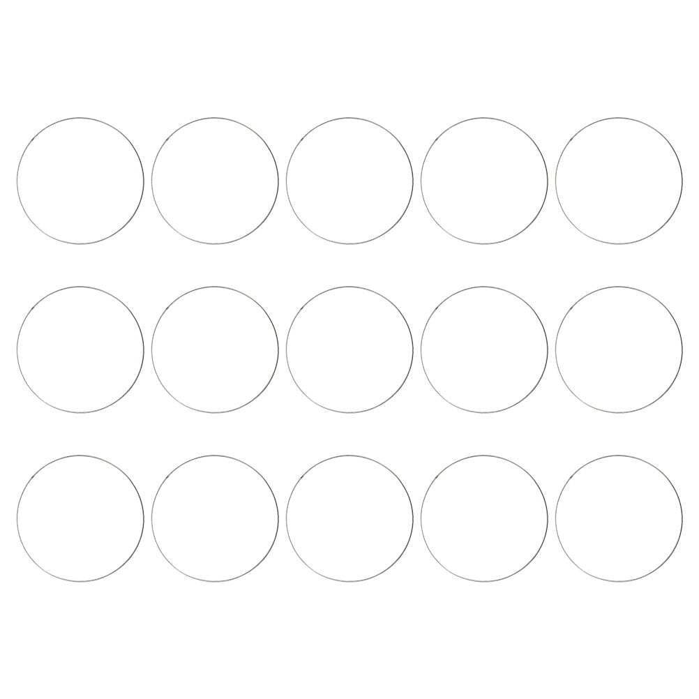 15pcs Dream Catcher Hoops Wreath Metal Rings Macrame Crafts Hoops ...