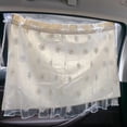 Cotton Vehicle Window Drape Auto Window Screen Embroidery Flower Car ...