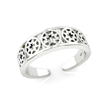 Interwoven Celtic Knot .925 Sterling Silver Toe Ring or Pinky Ring ...