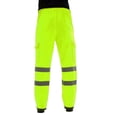 Mens Hi Vis Safety Sweatpants Reflective High Visibility Construction ...