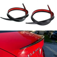 ICBEAMER Universal Fit Real Carbon Fiber GT Wing Rear Weatherproof ...