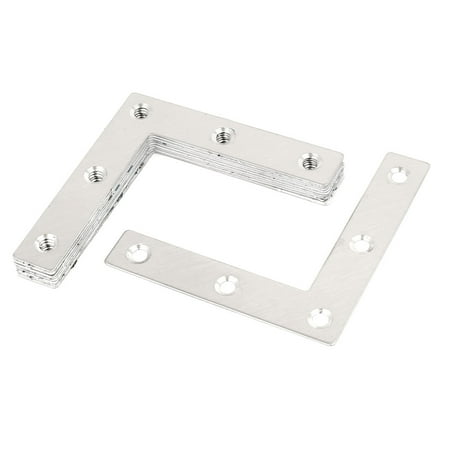 80mmx80mm Stainless Steel L Shaped Flat Corner Brace Angle Bracket ...