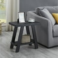 Athens Contemporary Wood Shelf Side Table - Walmart.com