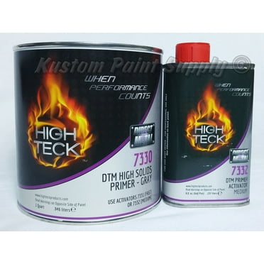High Teck High Solids DTM Primer / Sealer WHITE 2.1 VOC Quart Kit 77423 ...
