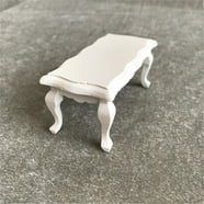 Quqiuxian Mini Side Table Miniature Side Table Round Table Tiny House ...